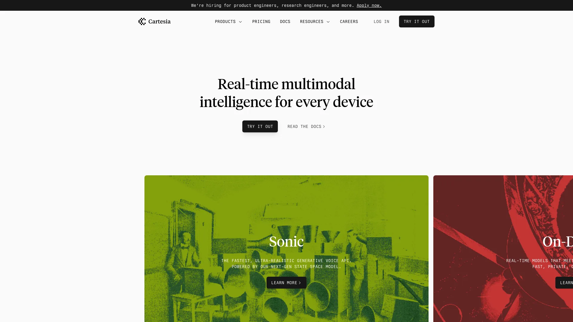 Cartesia - Real-Time AI Voice Platform for Seamless Applications ...