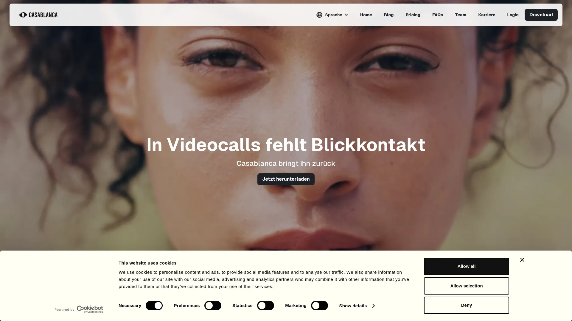 Casablanca AI: Elevate Your Video Call Experience | Creati.ai
