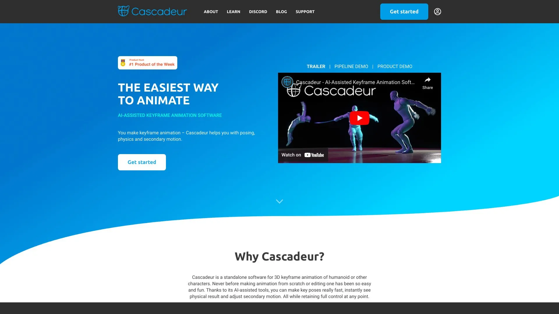 Cascadeur: AI-Powered 3D Animation Software | Creati.ai