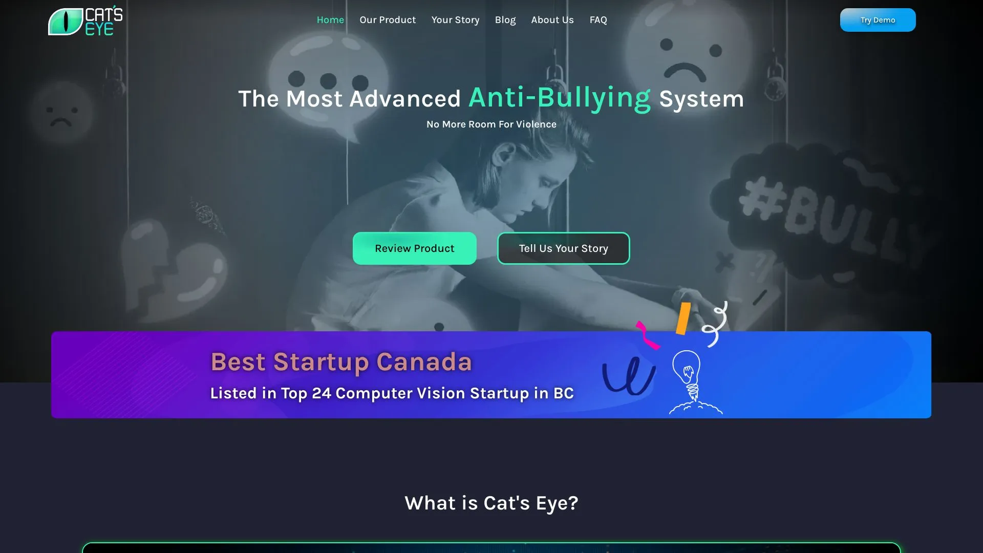 Cat's Eye - Advanced AI-Powered Anti-Bullying Software | Creati.ai