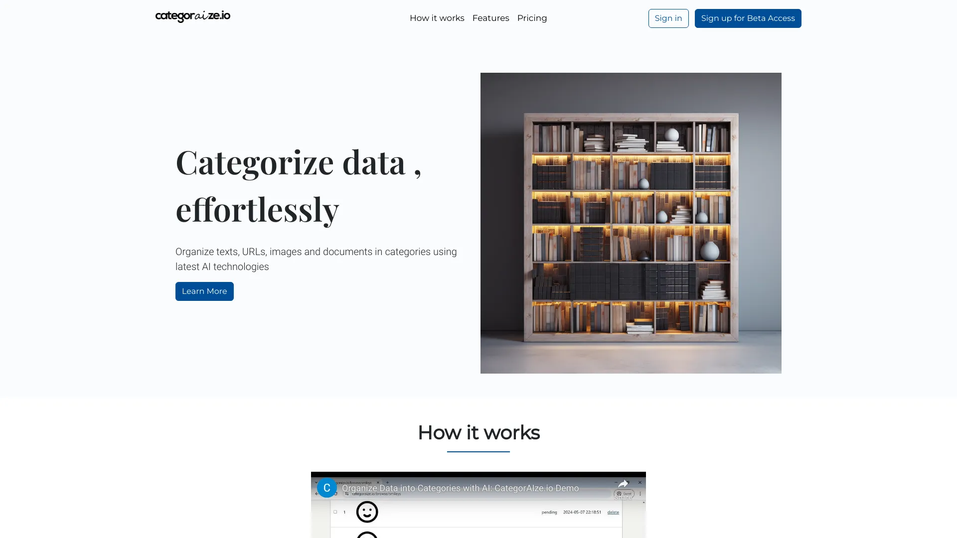 CategorAIze.io: AI-Powered Data Categorization | Creati.ai