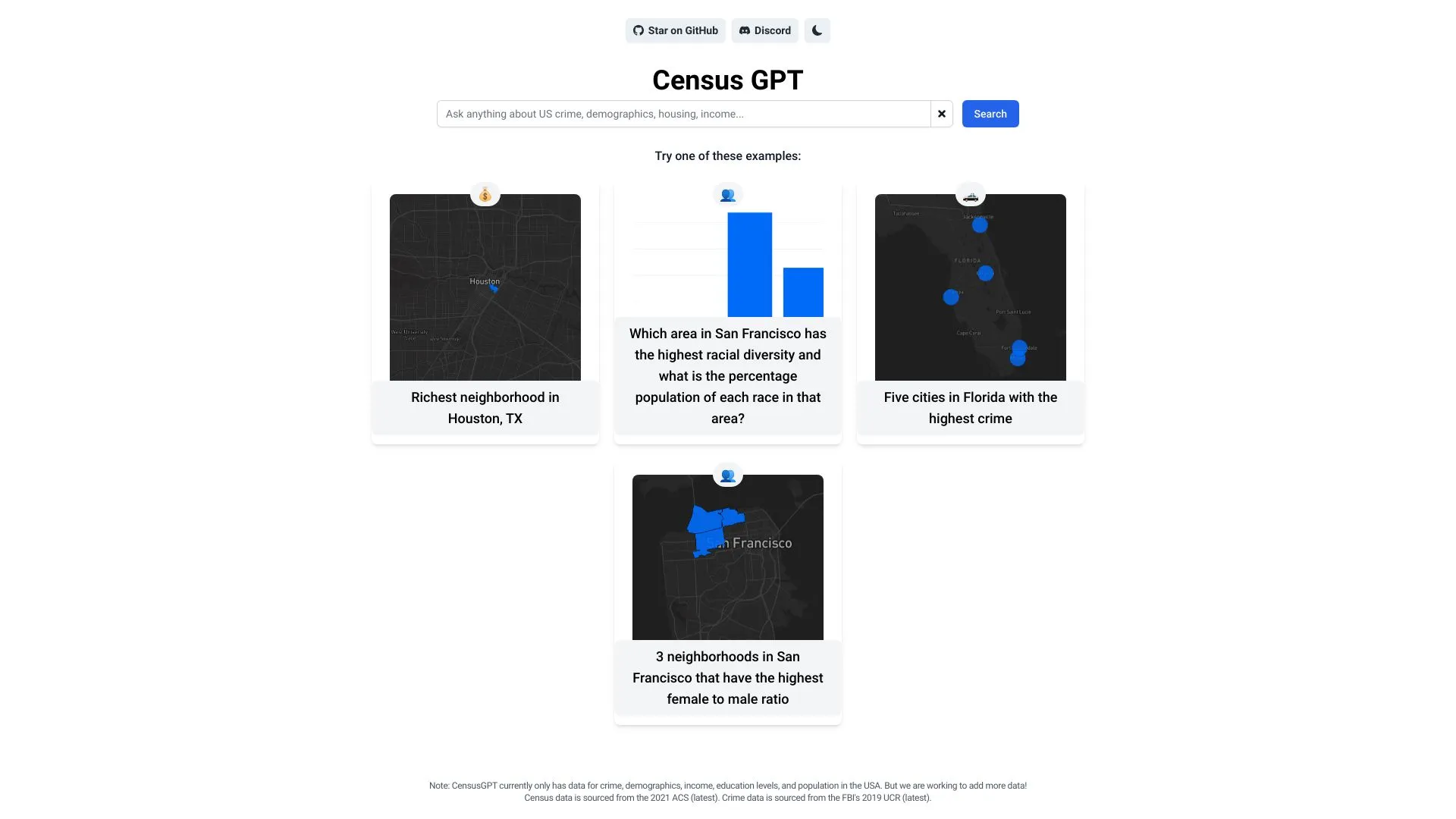 Census GPT: AI-Powered Census Data Access | Creati.ai