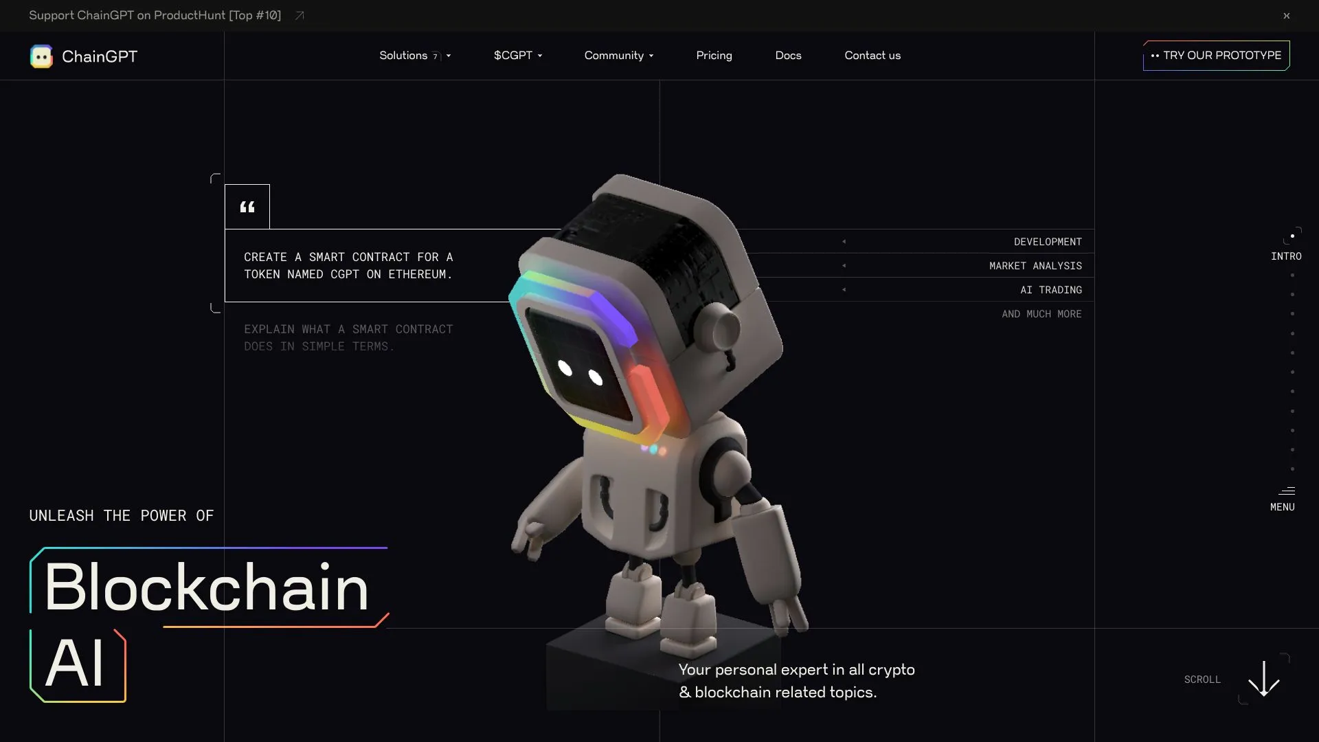 ChainGPT - AI-Powered Blockchain and Crypto Solutions | Creati.ai