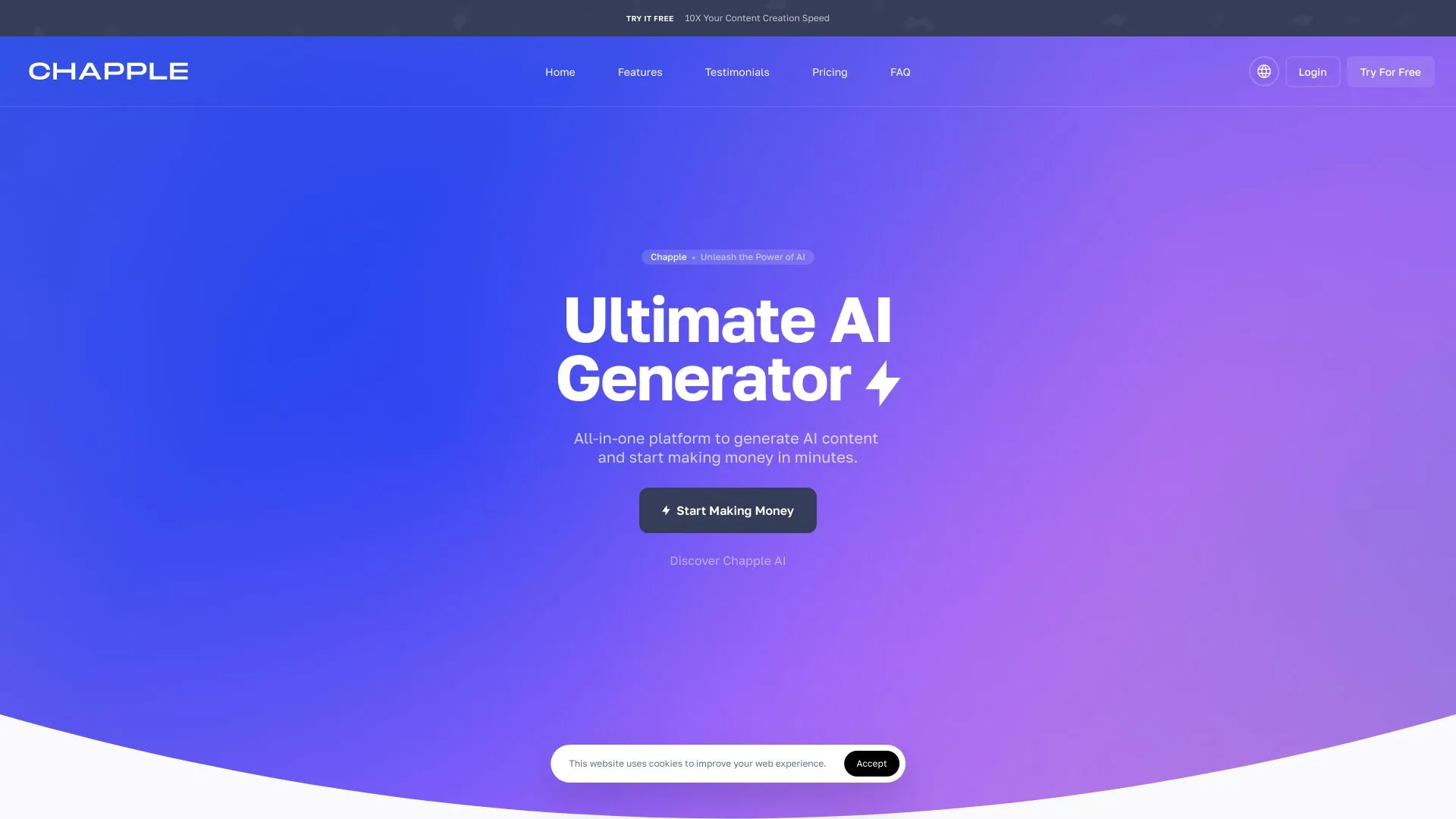 Chapple: AI-driven Content Creation for Text, Images, and Code | Creati.ai