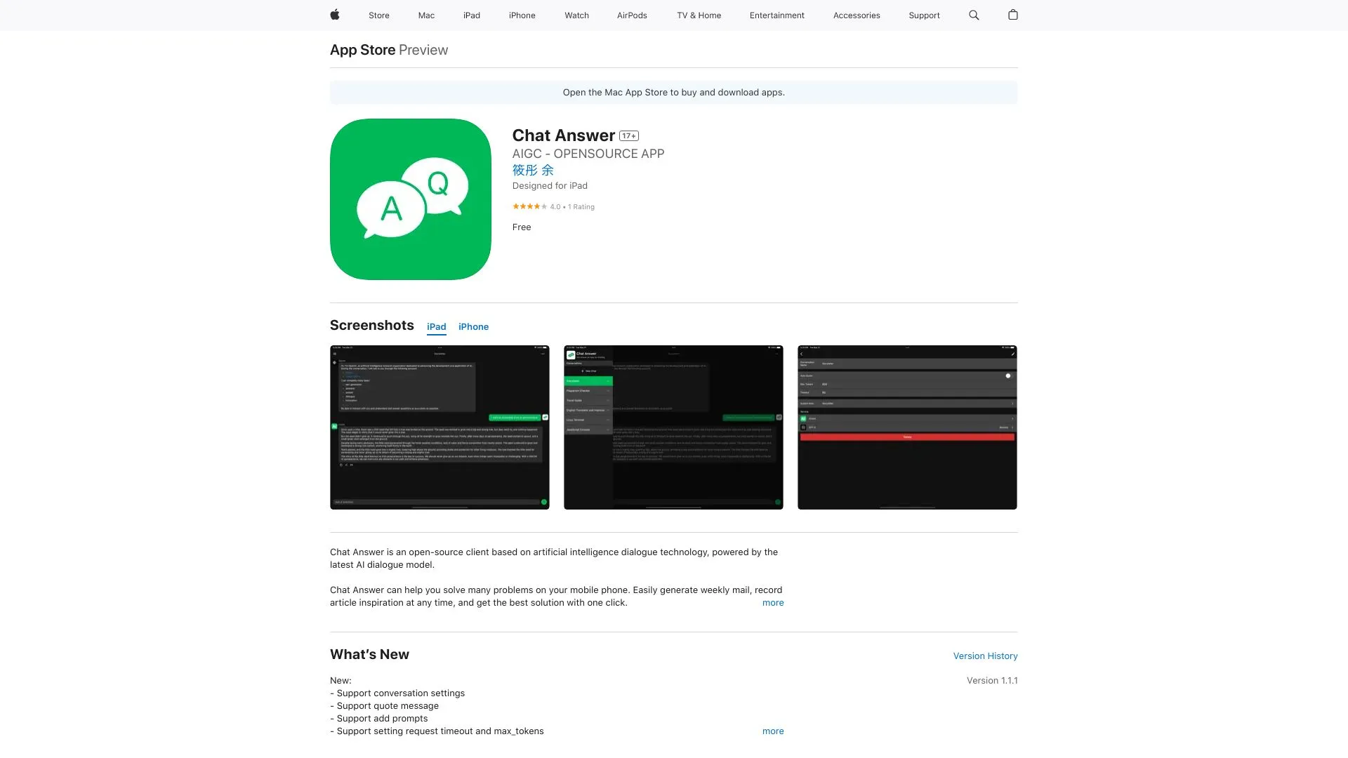 Chat Answer - AI-Powered Open-Source Client | Creati.ai
