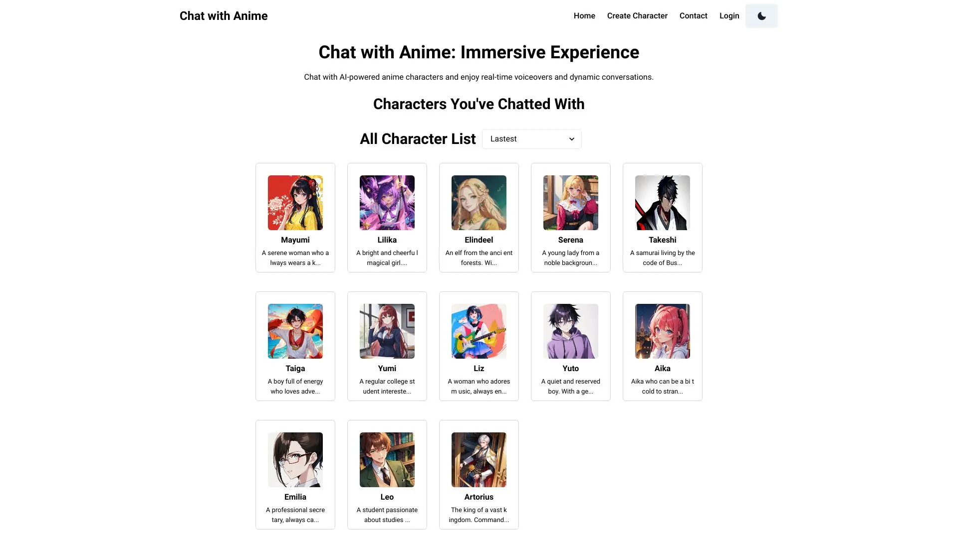 Chat com Anime: Interaja com Personagens de Anime Impulsionados por IA ...