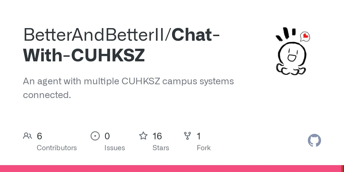 Chat-With-CUHKSZ | Chatbot de conocimientos impulsado por IA de CUHKSZ | Creati.ai