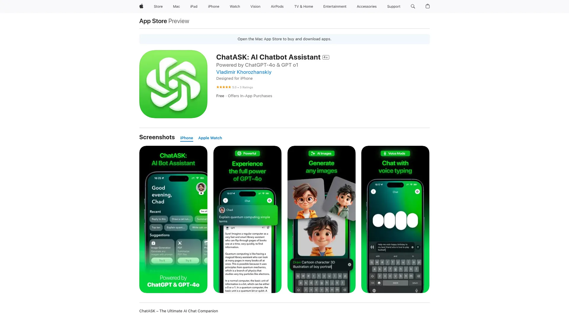 ChatASK - Compañero de chat de IA definitivo | Creati.ai