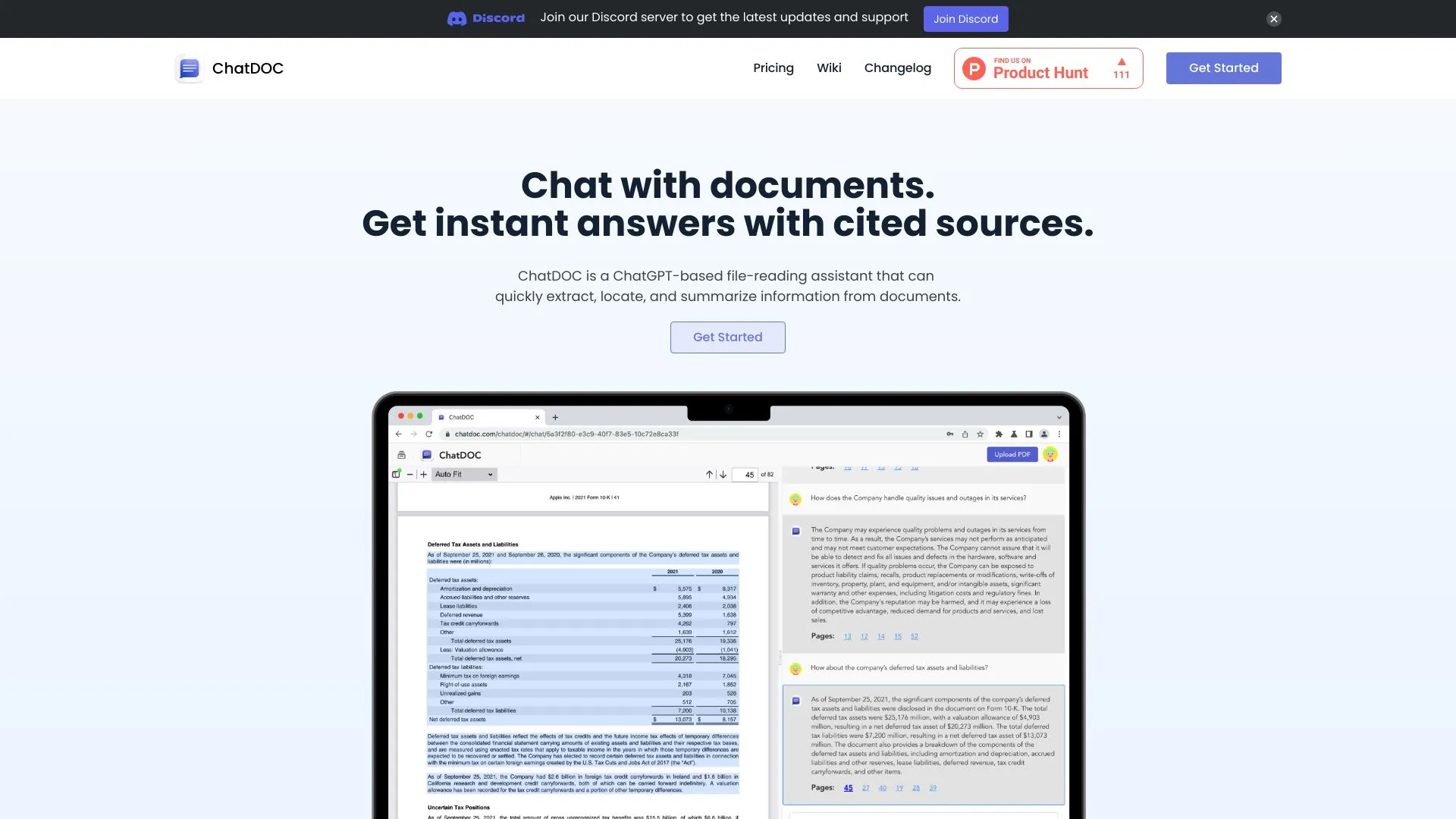 ChatDOC - Interactive AI PDF Assistant | Creati.ai