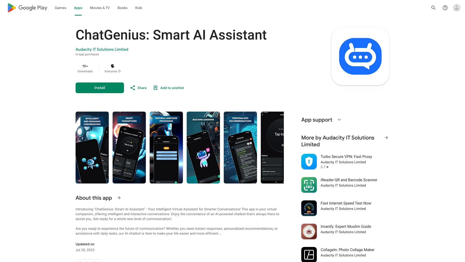 ChatGenius: Tu asistente AI inteligente para la comunicación | Creati.ai