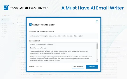 ChatGPT Writer: AI Email Composer and Optimizer | Creati.ai