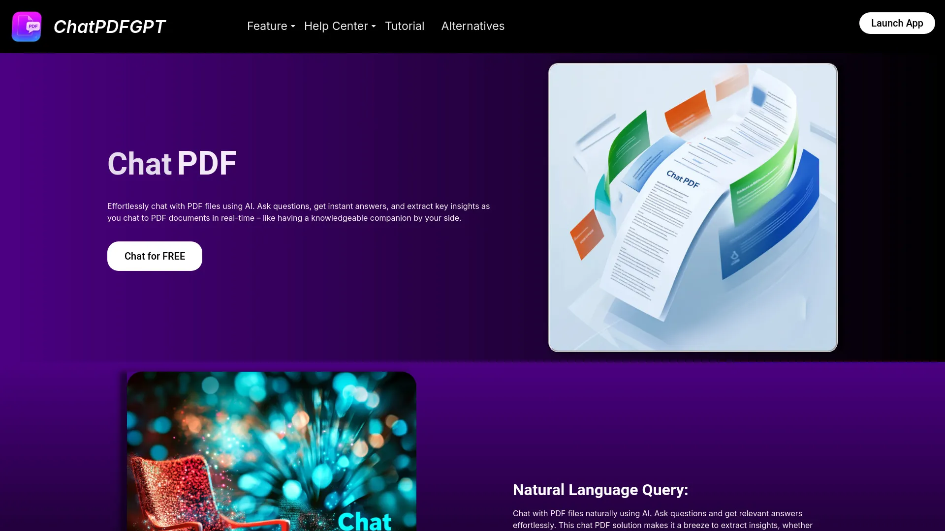 ChatPDFGPT: Votre outil IA pour une interaction dynamique avec les PDF | Creati.ai