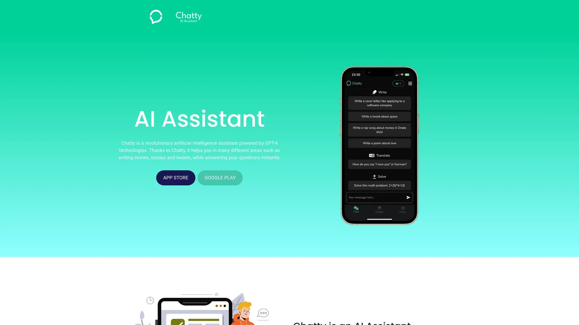 ChattyAI: Advanced AI-Powered Virtual Assistant | Official Site | Creati.ai