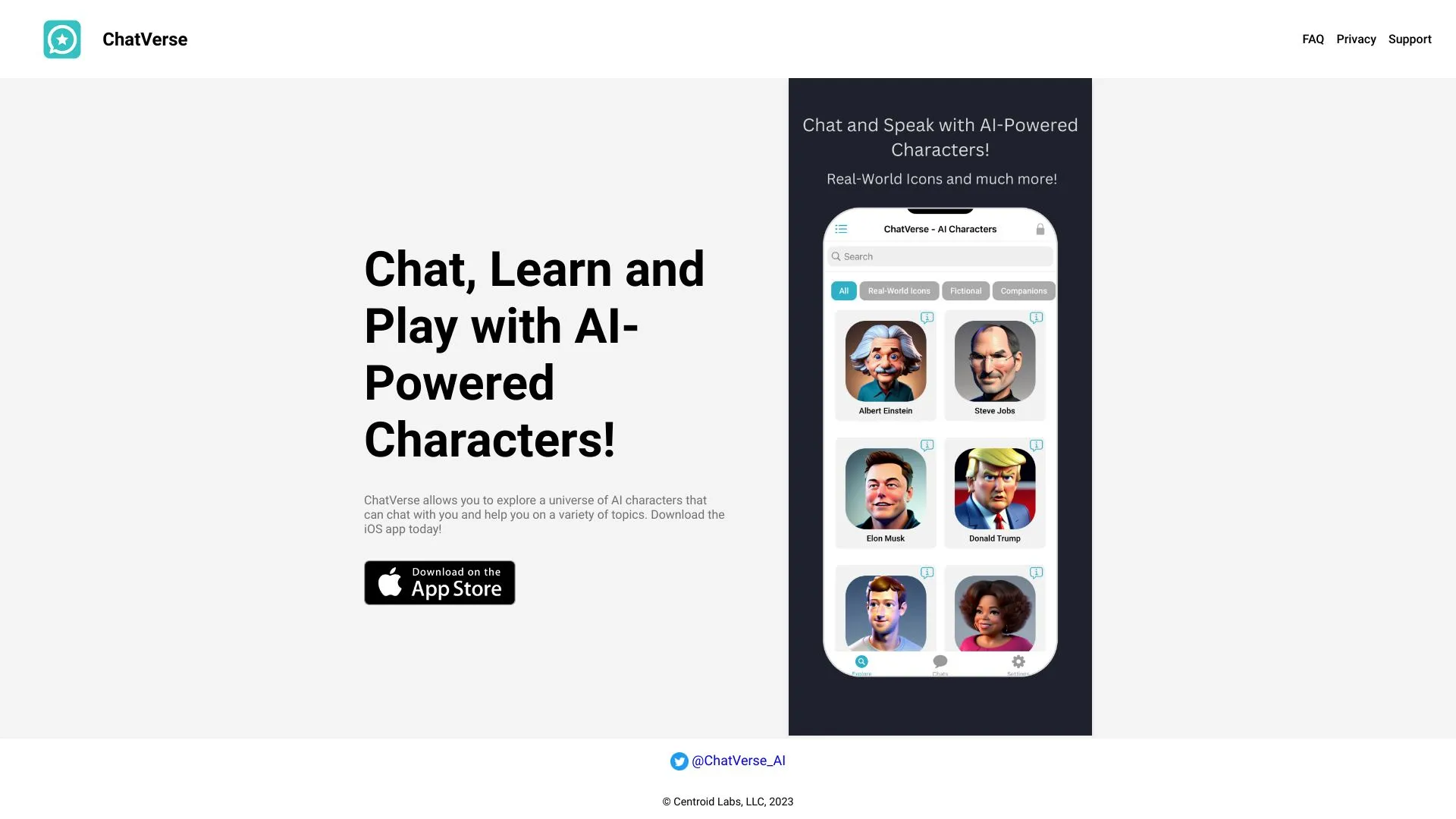 ChatVerse: Explore AI-Powered Characters for Chat, Learning, and Fun ...