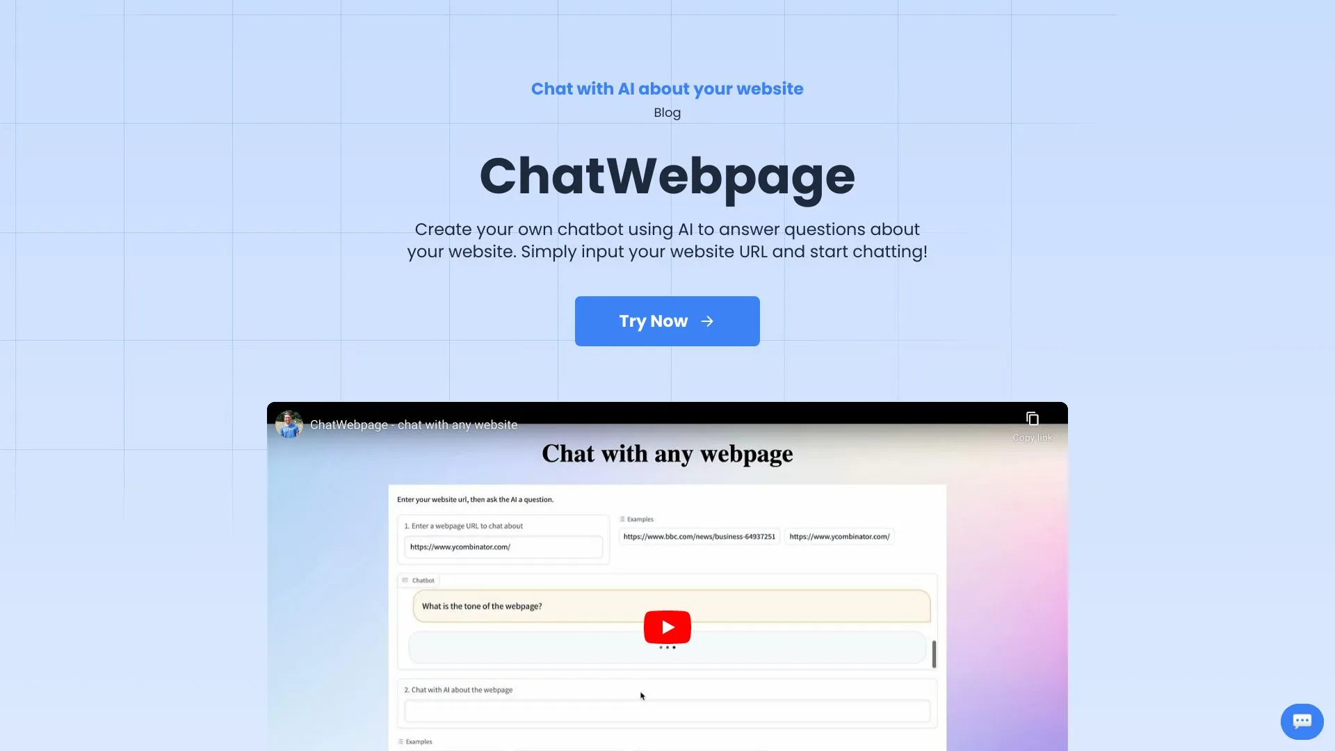 ChatWebpage - AI-Powered Website Interaction Tool | Creati.ai