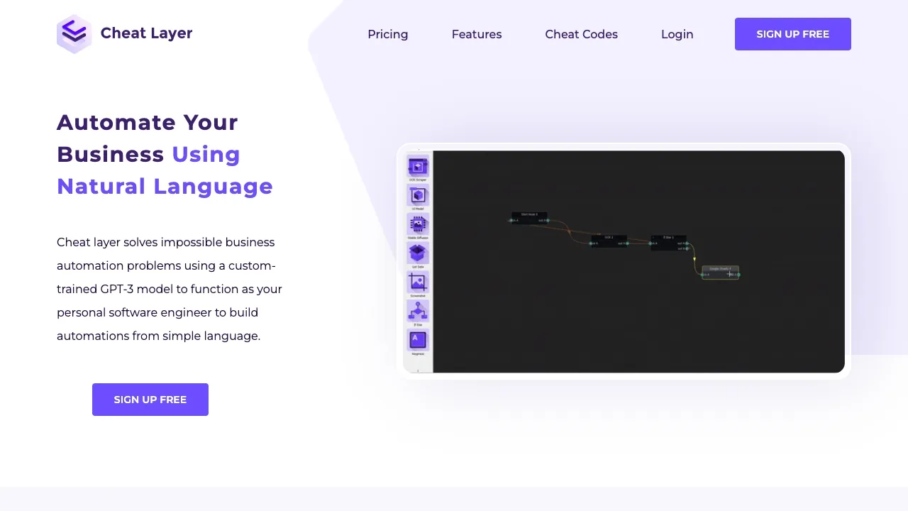Cheat Layer: No-Code Business Automation with AI | Creati.ai