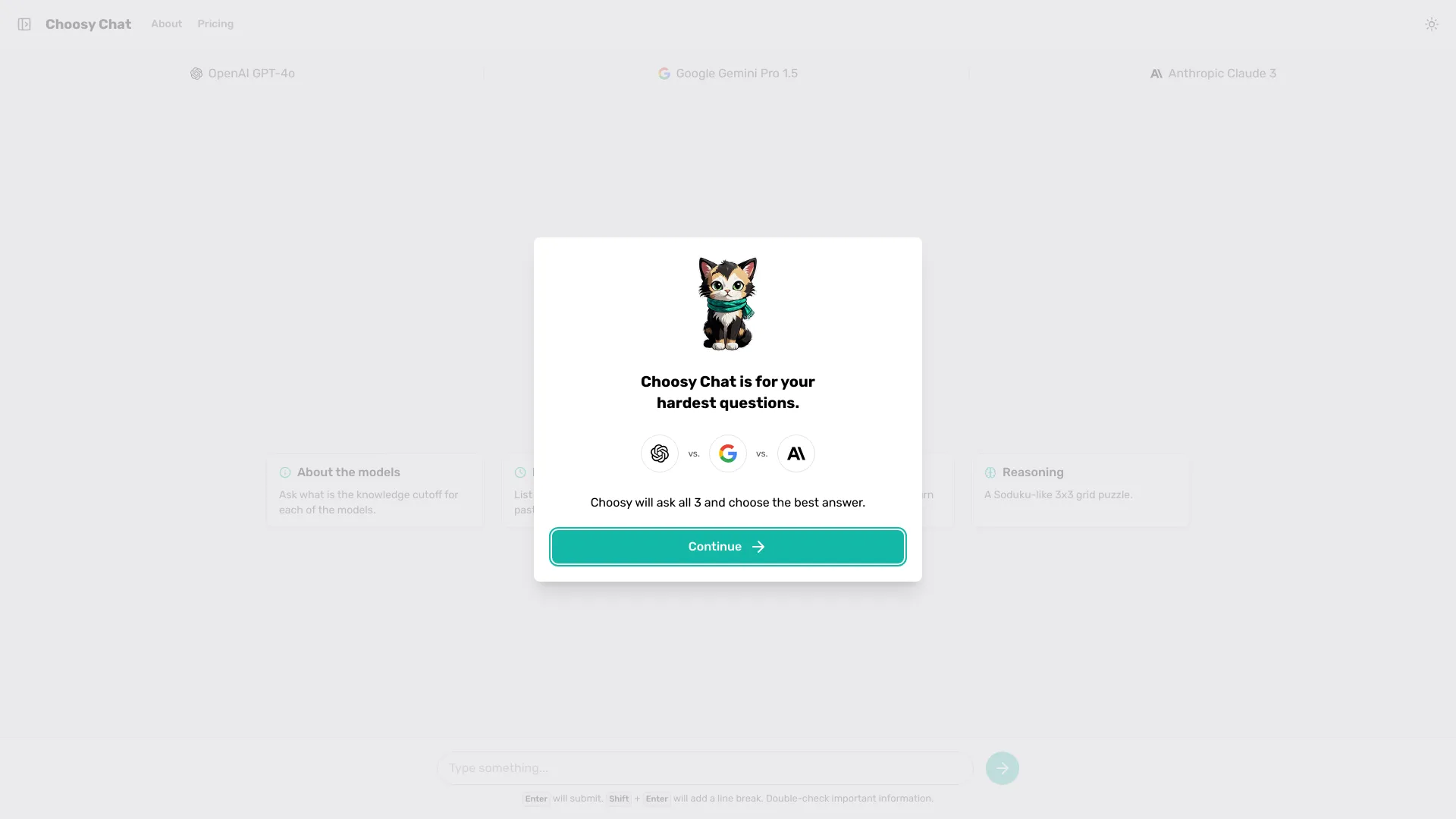 Discover Choosy Chat - AI-Powered Answers in Seconds | Creati.ai