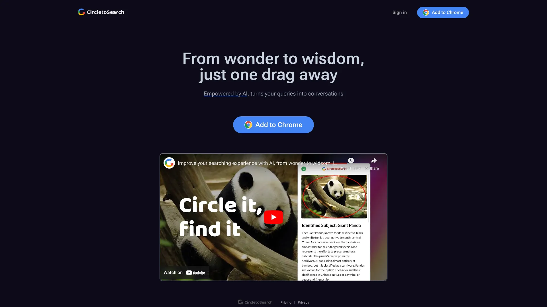 Circle to Search - AI-Powered Interactive Web Search | Creati.ai