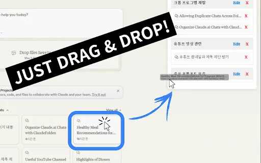 ClaudeFoldex: Organiza tus Chats de Claude.ai | Creati.ai