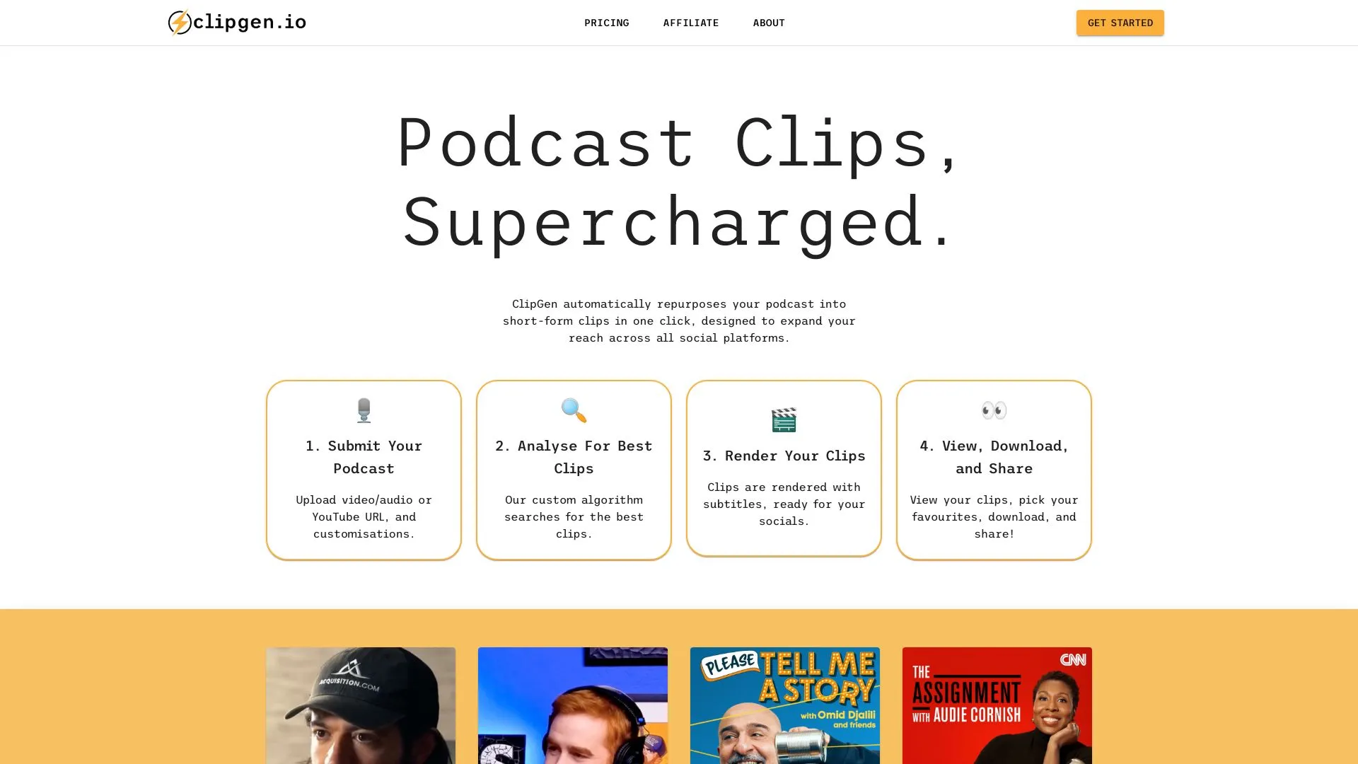ClipGen - Convierte fácilmente Podcasts en Clips para Redes Sociales ...