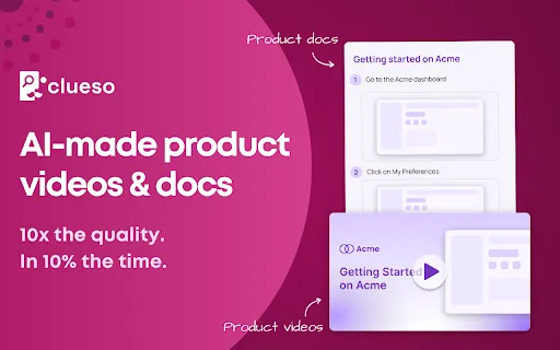 Clueso: Create Studio-Style Videos & How-to Guides | Creati.ai