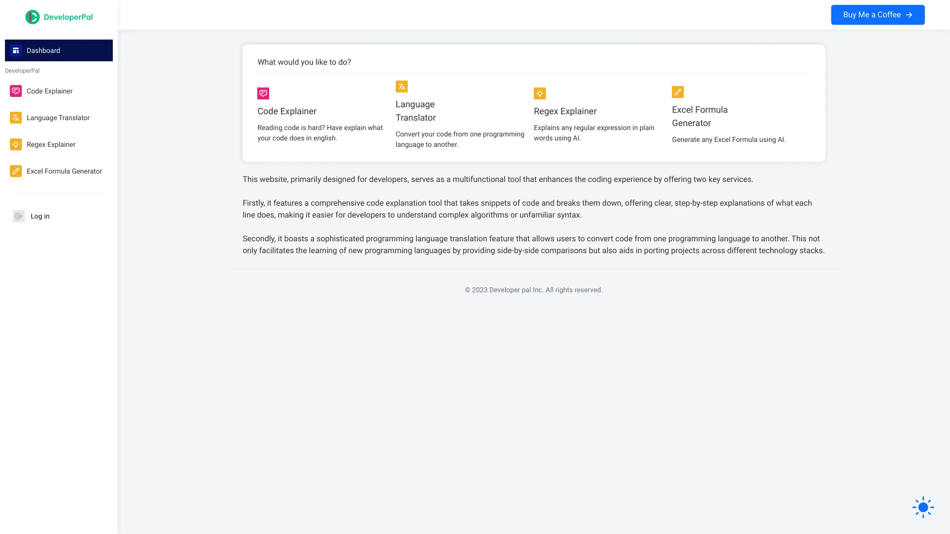DeveloperPal | AI 기반 코드 분석 및 번역 | Creati.ai
