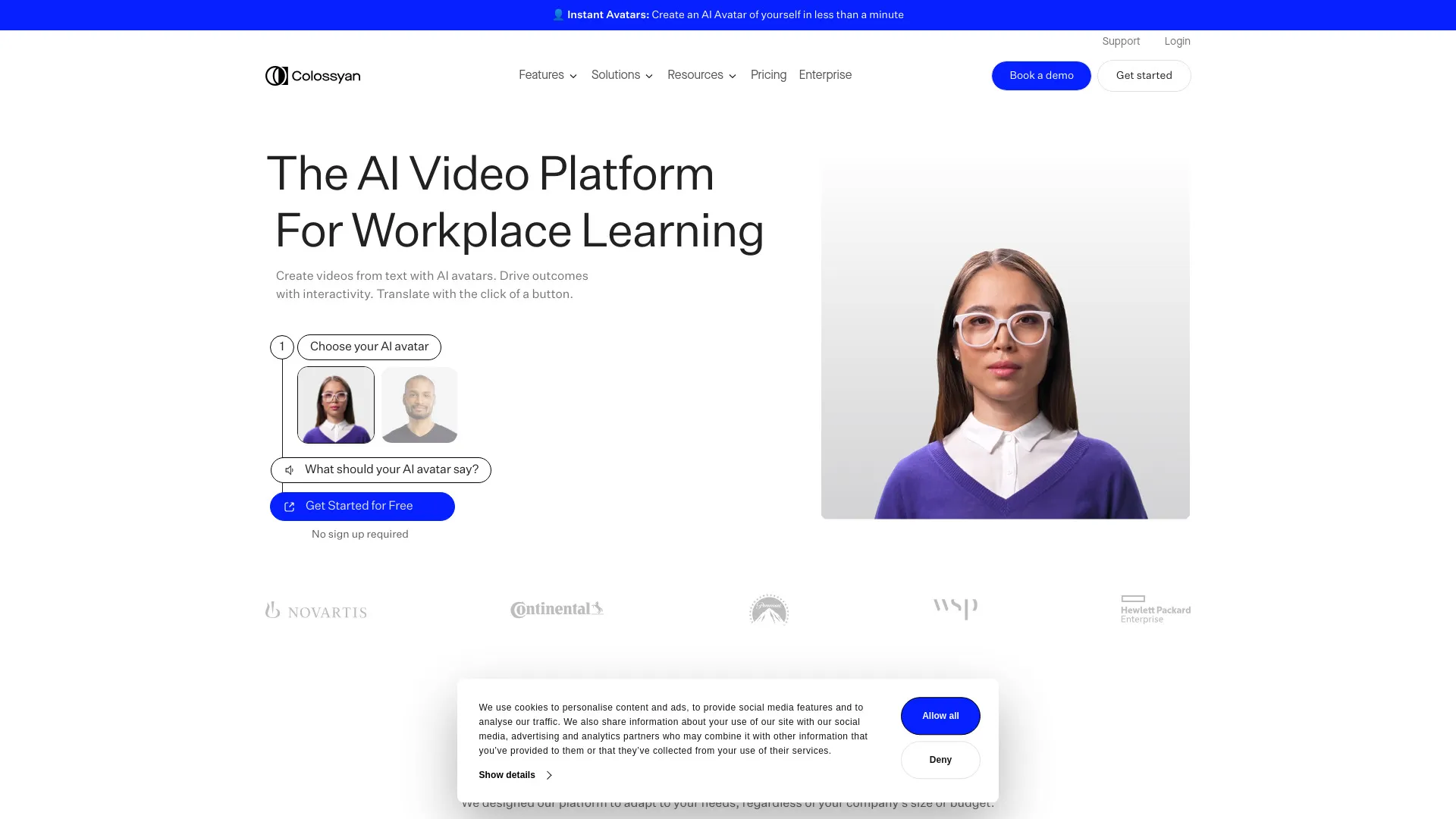 Create AI-Powered Videos from Text | Colossyan | Creati.ai