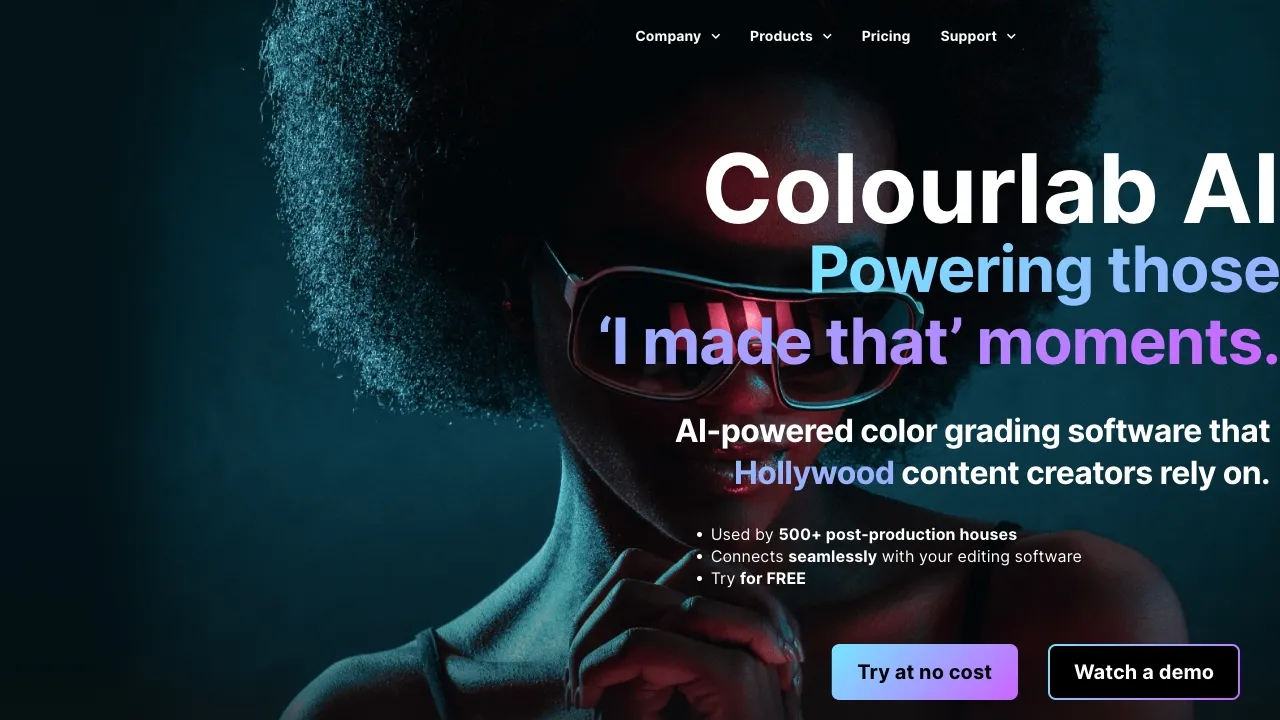 Colourlab AI: Advanced AI-Driven Color Grading for Filmmakers | Creati.ai