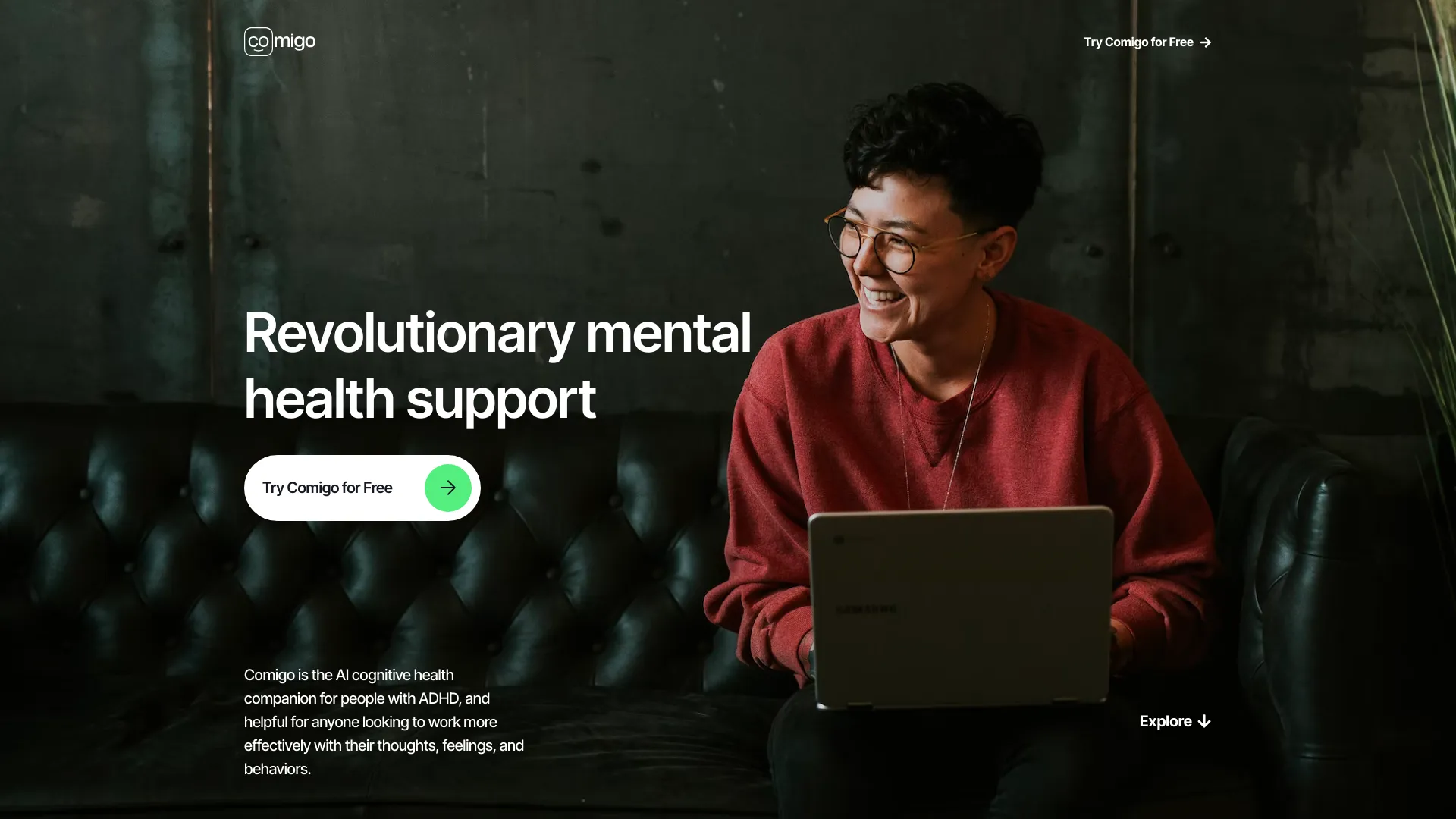 Comigo: AI Therapy & Productivity Platform | Creati.ai