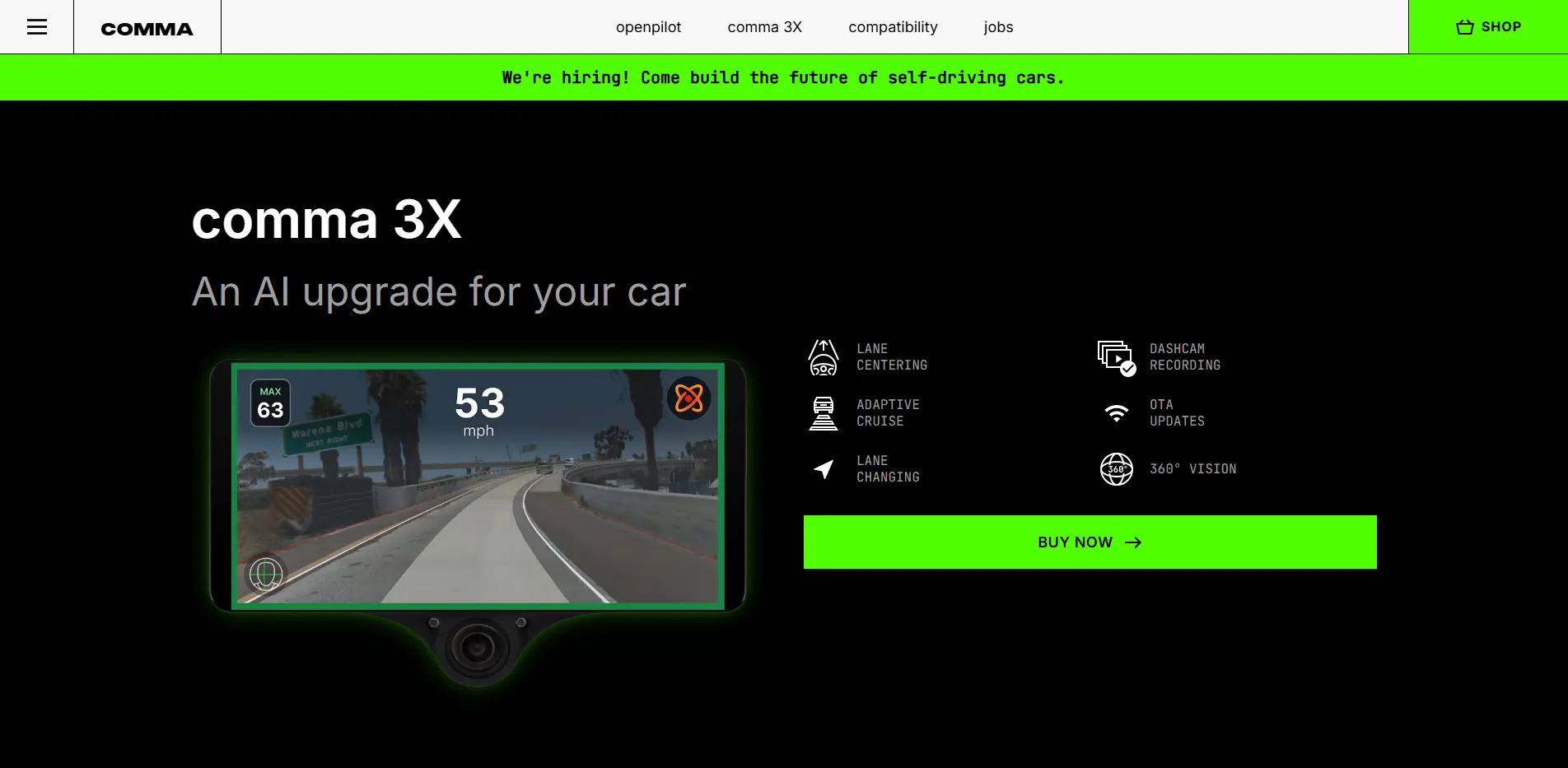 Comma.ai: Advanced Driver Assistance Systems | Creati.ai