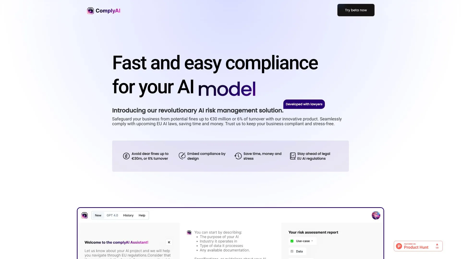 ComplyAI: AI-Driven Compliance Solutions | Creati.ai