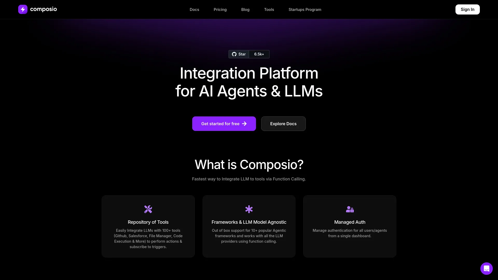 Composio - AI Agent Integration Toolset | Creati.ai