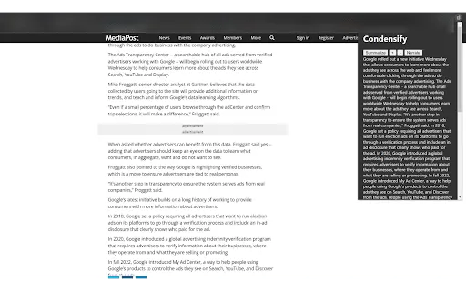 Condensify - Effortless Article Summarization Tool | Creati.ai