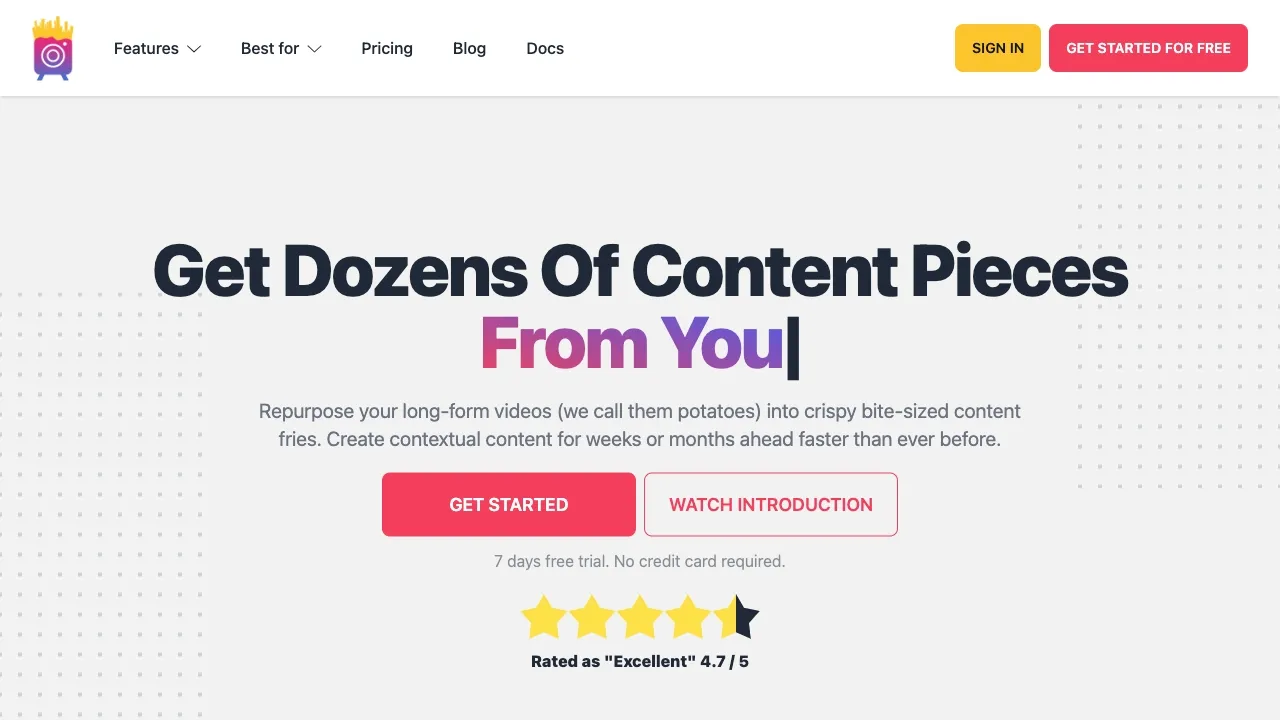 ContentFries: Simplify Content Creation and Repurposing | Creati.ai