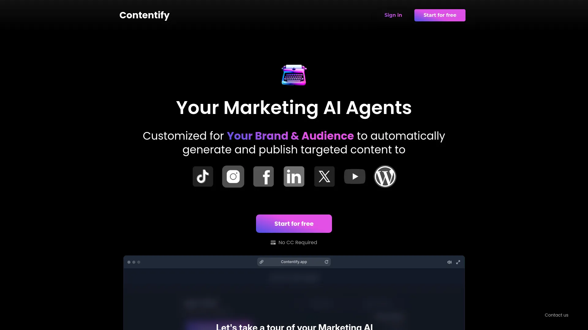 Contentify AI - Optimiza tu marketing de contenido | Creati.ai