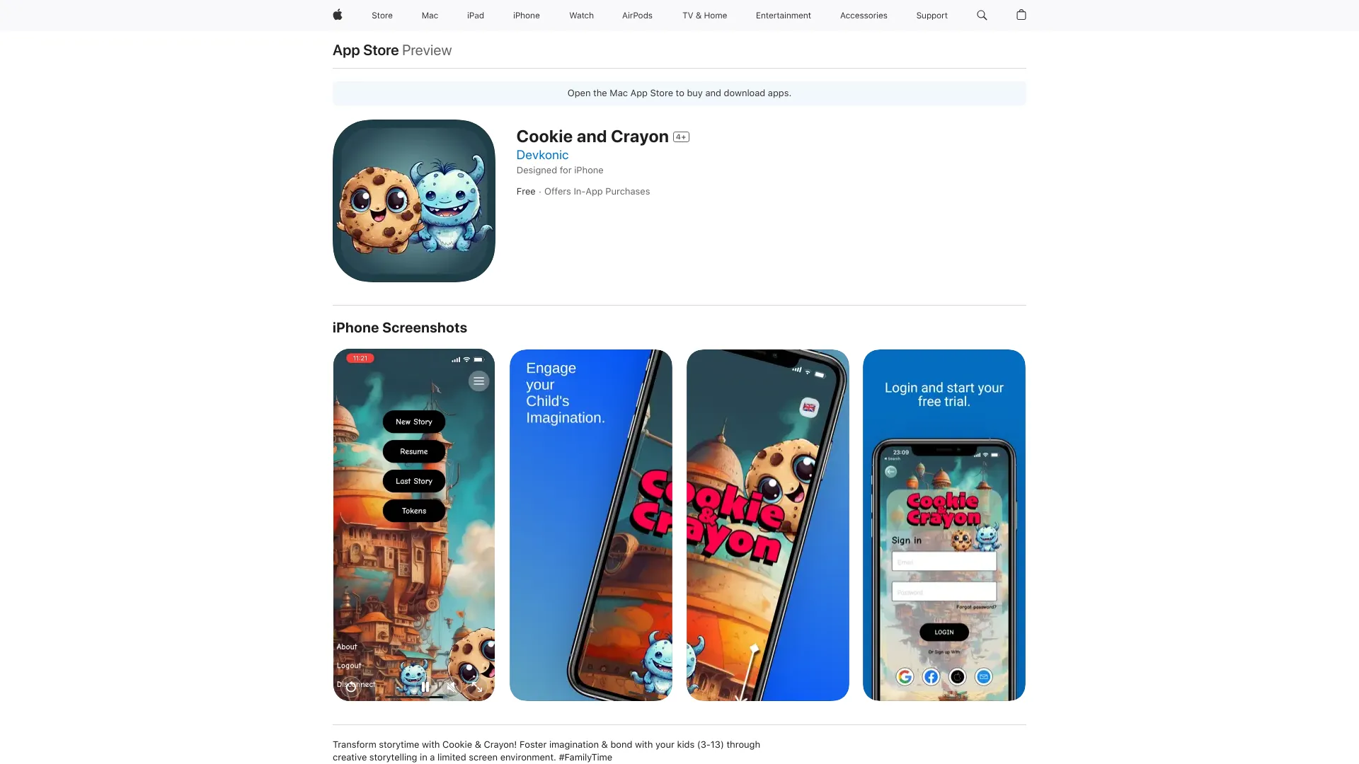 Cookie and Crayon - Interactive Storytelling App | Creati.ai