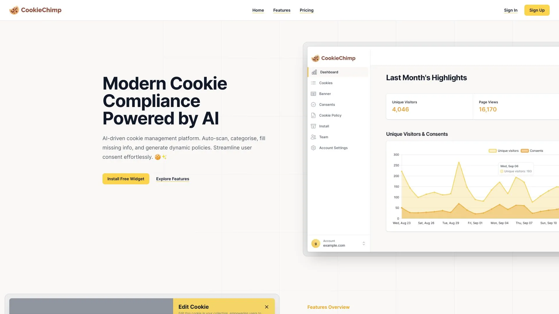 AI-Powered Cookie Consent Management Platform | Creati.ai