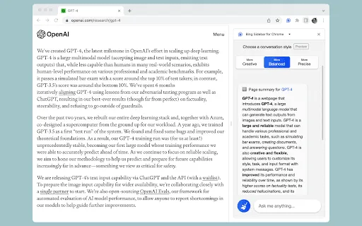 Copilot Sidebar for Chrome - Enhance Browsing Efficiency | Creati.ai
