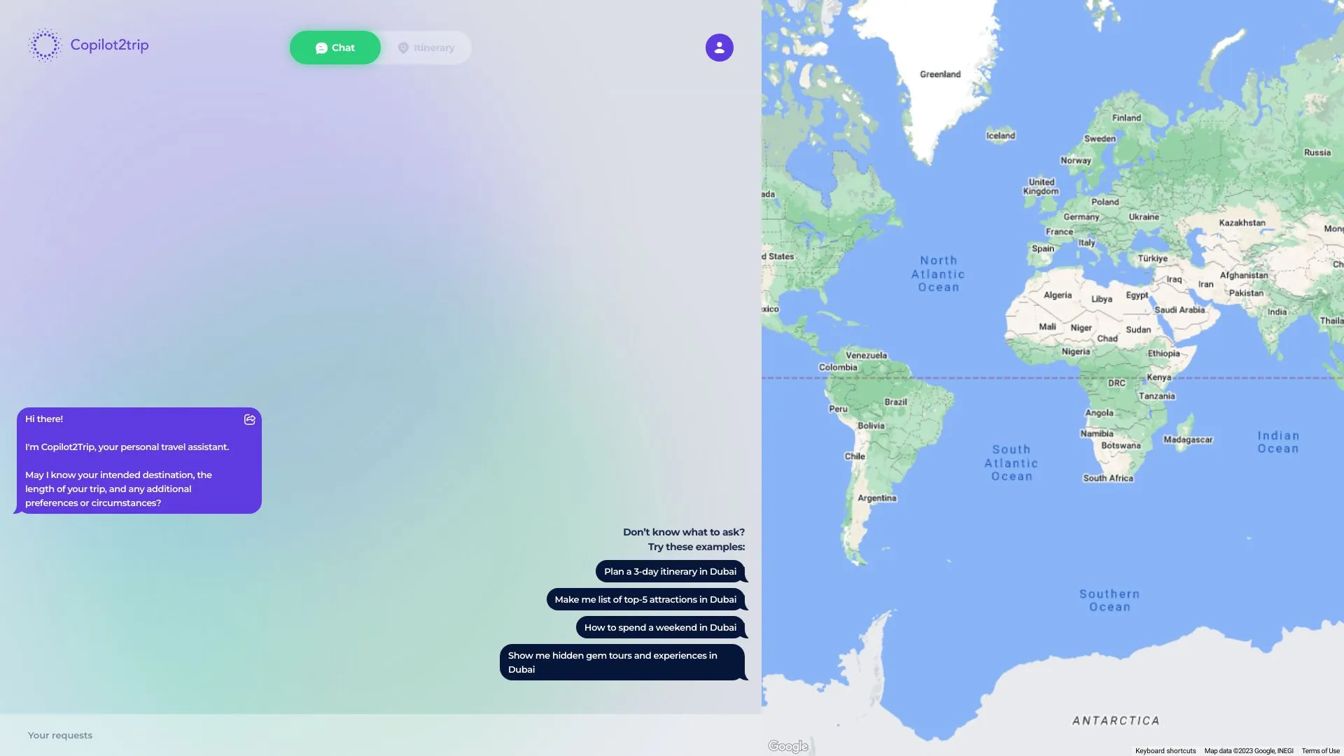 Copilot2trip: Asistente de Viaje Impulsado por IA | Planifica tu Viaje Perfecto | Creati.ai