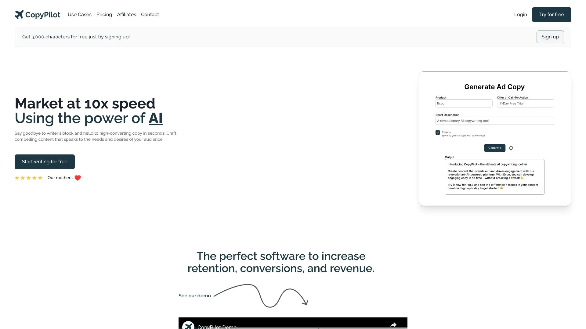 CopyPilot: AI-Powered Marketing Copywriting Platform | Creati.ai