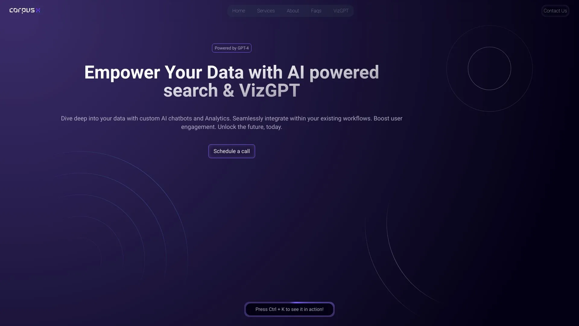 Corpus-X: Empower Your Data with AI Chatbots & Analytics | Creati.ai