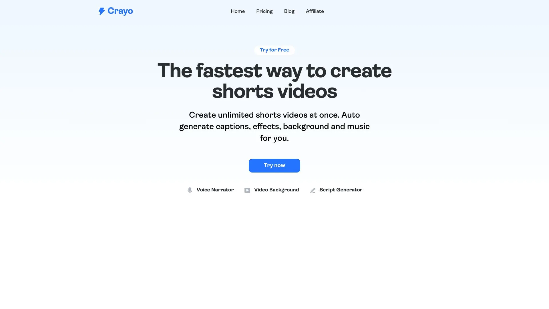 Crayo AI - Effortless AI-Driven Video Creation | Creati.ai