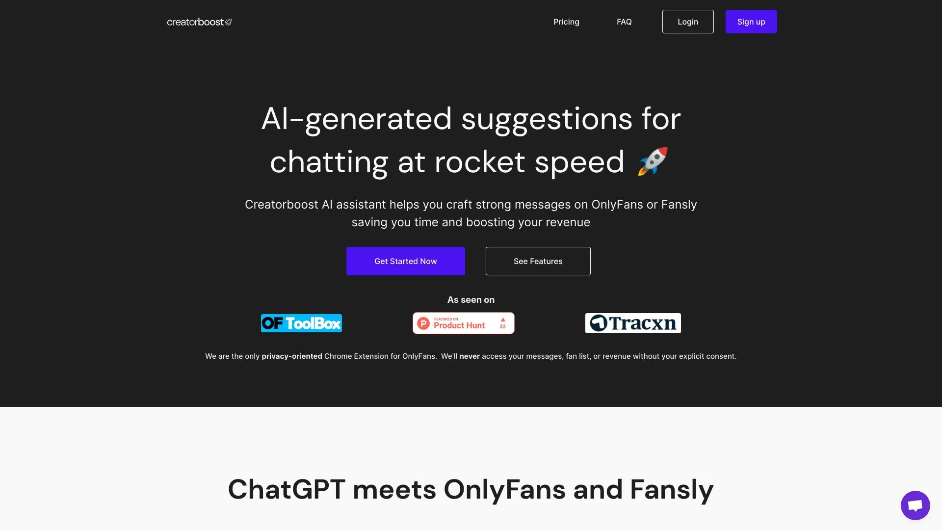 CreatorBoost: Optimize Your OnlyFans and Fansly Operations | Creati.ai
