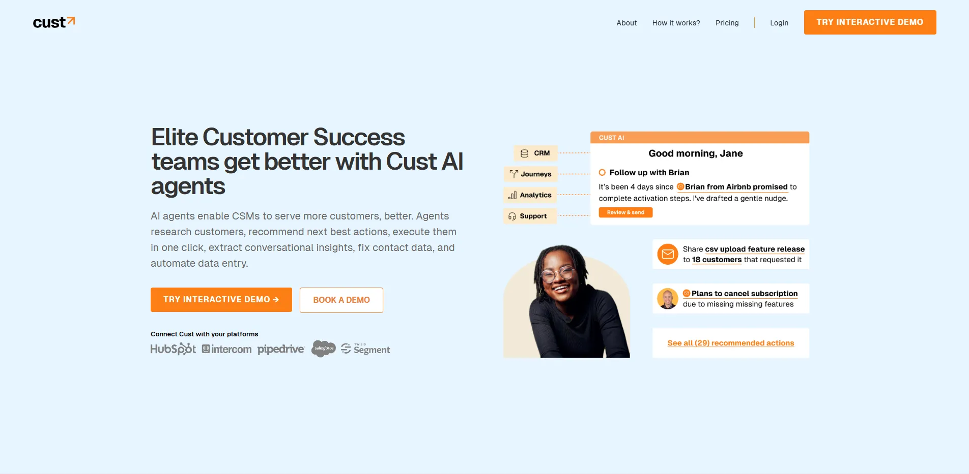 Cust AI - Revolutionizing Customer Interactions | Creati.ai