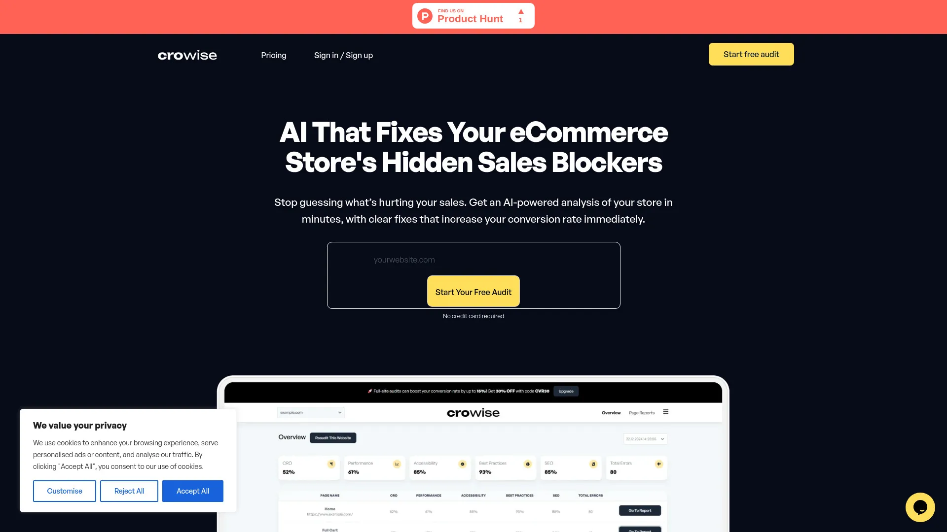 AI-Powered Conversion Rate Optimization Tool for eCommerce | CVRMax | Creati.ai