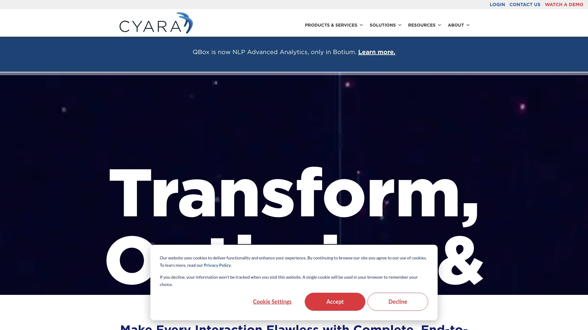 Transform Customer Experience with Cyara's AI Solutions | Creati.ai