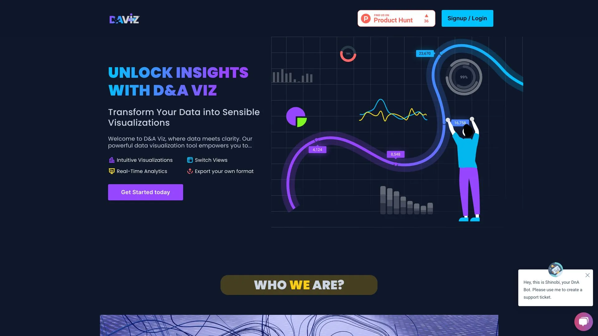 D&AViz - Herramienta de Visualización de Datos Impulsada por IA | Creati.ai