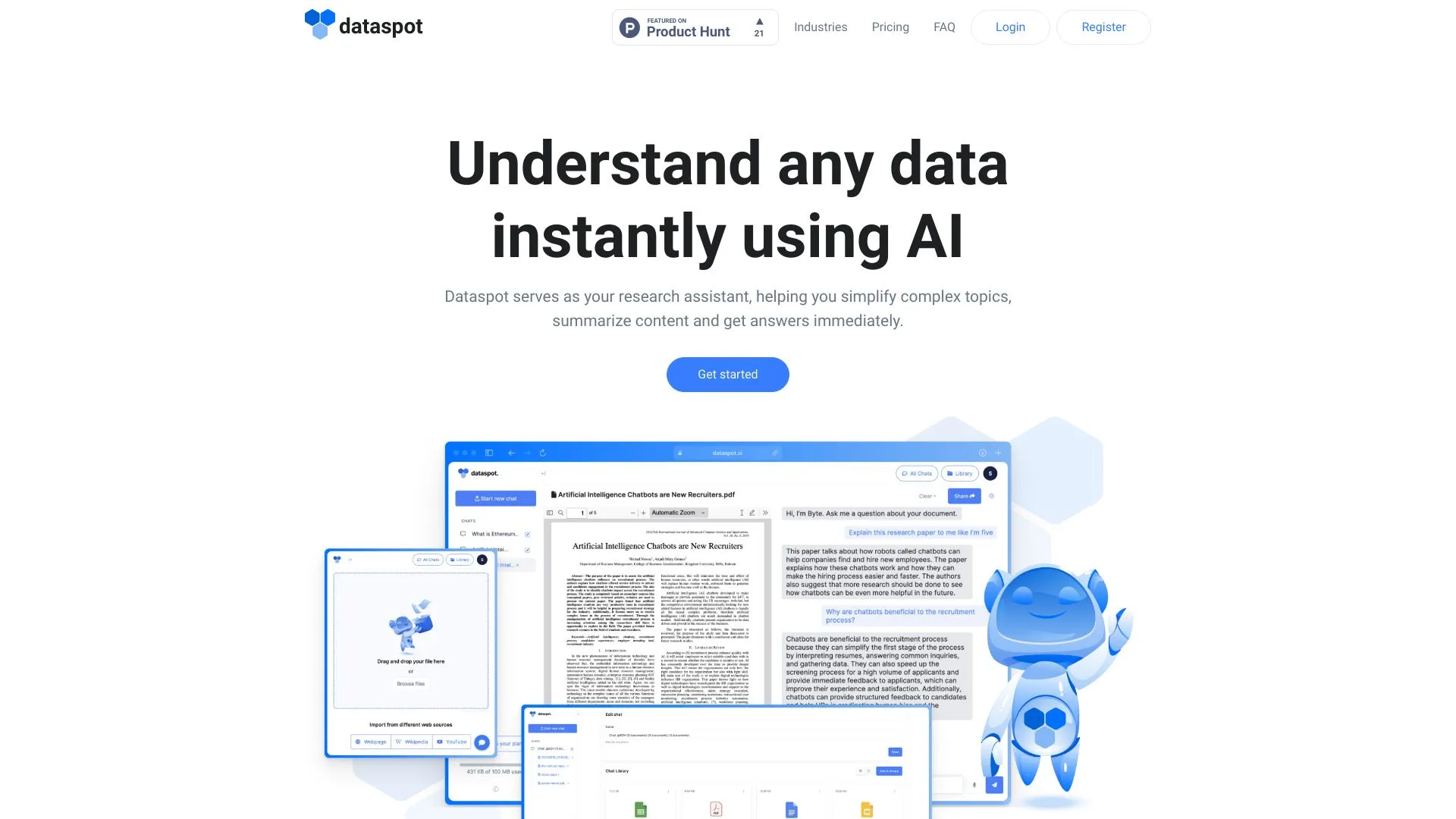 DataSpot AI - Simplified Data Analysis & Insights Discovery | Creati.ai