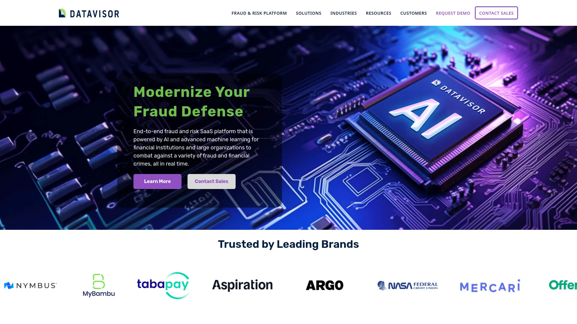 DataVisor: AI-Powered Fraud Detection & Risk Management | Creati.ai
