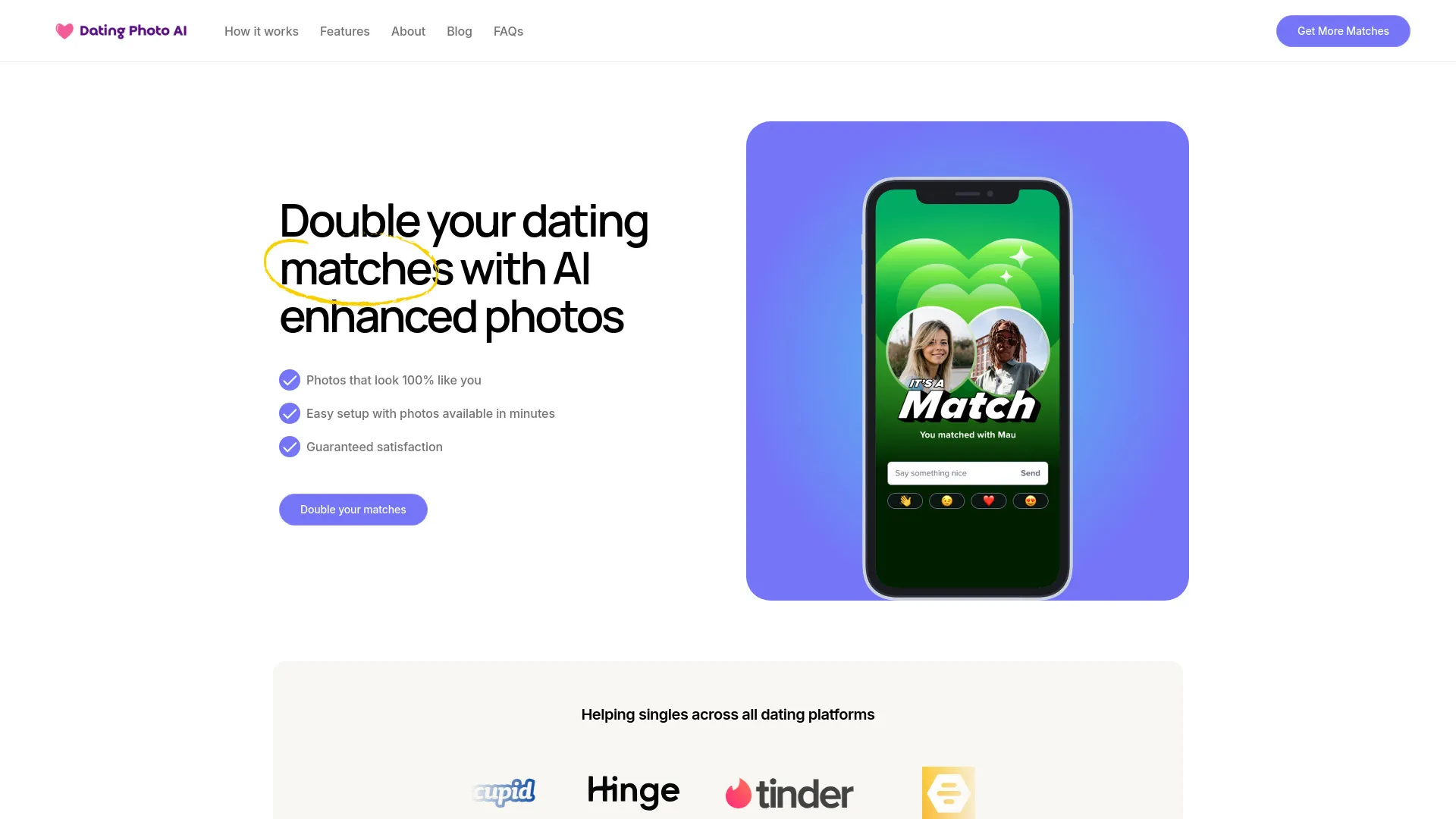 Enhance Your Dating Profile with AI Photos | Creati.ai